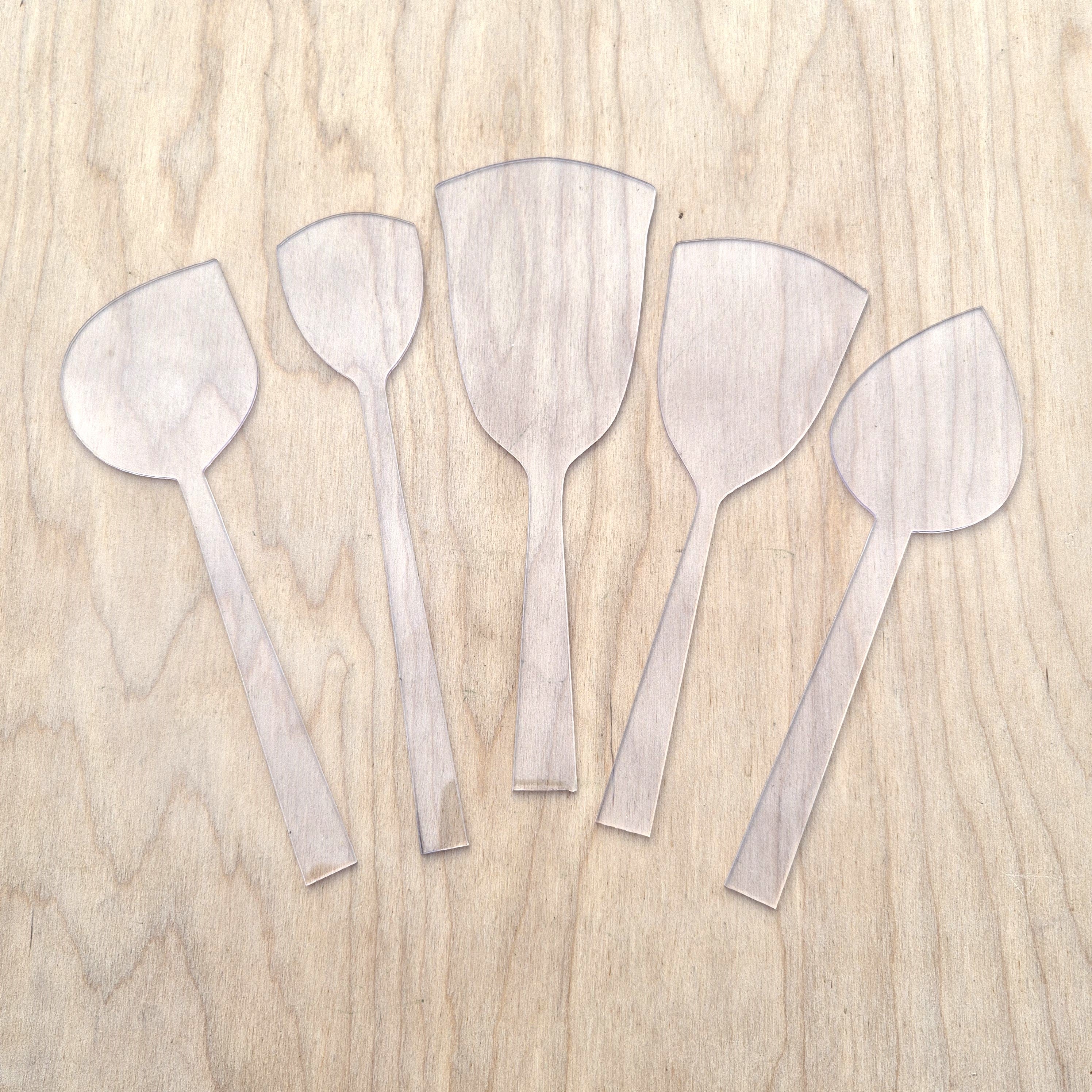 Carving Stencils: Cooking Spoon Template 5 Pack – Alex Finberg