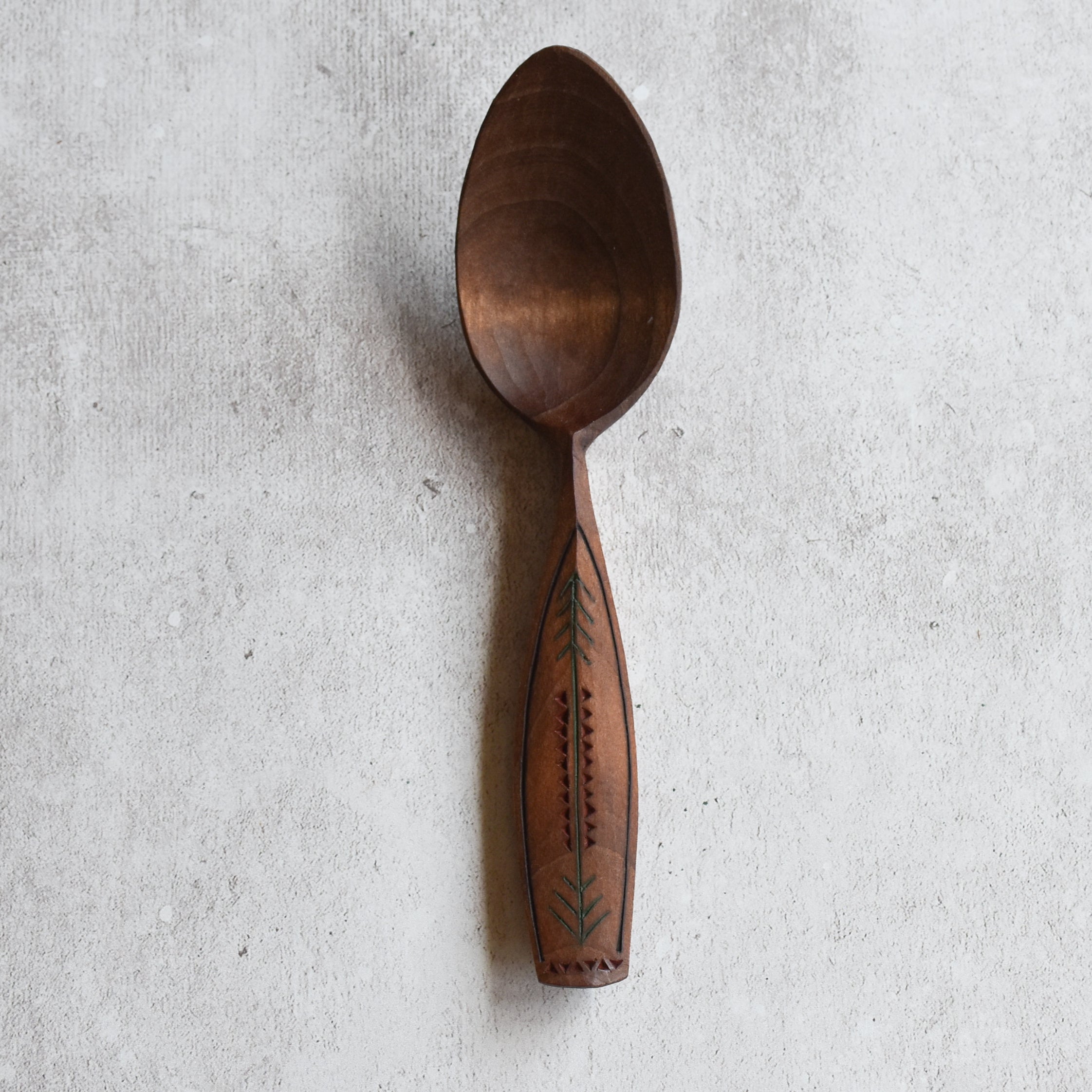 Chipcarved Eating Spoon ~ 'Rites' – Alex Finberg