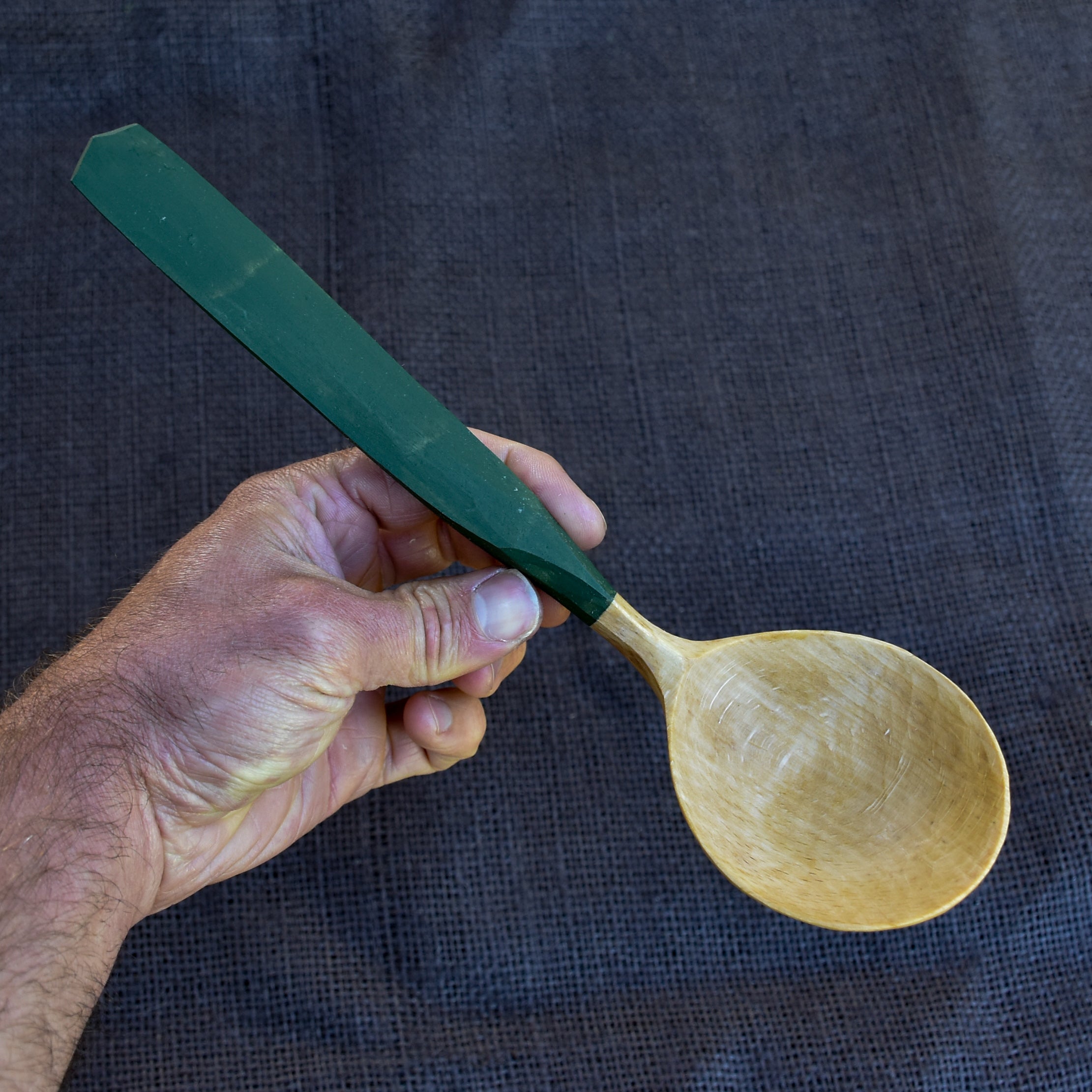 Circular Cooking Spoon ~ Forest Green – Alex Finberg