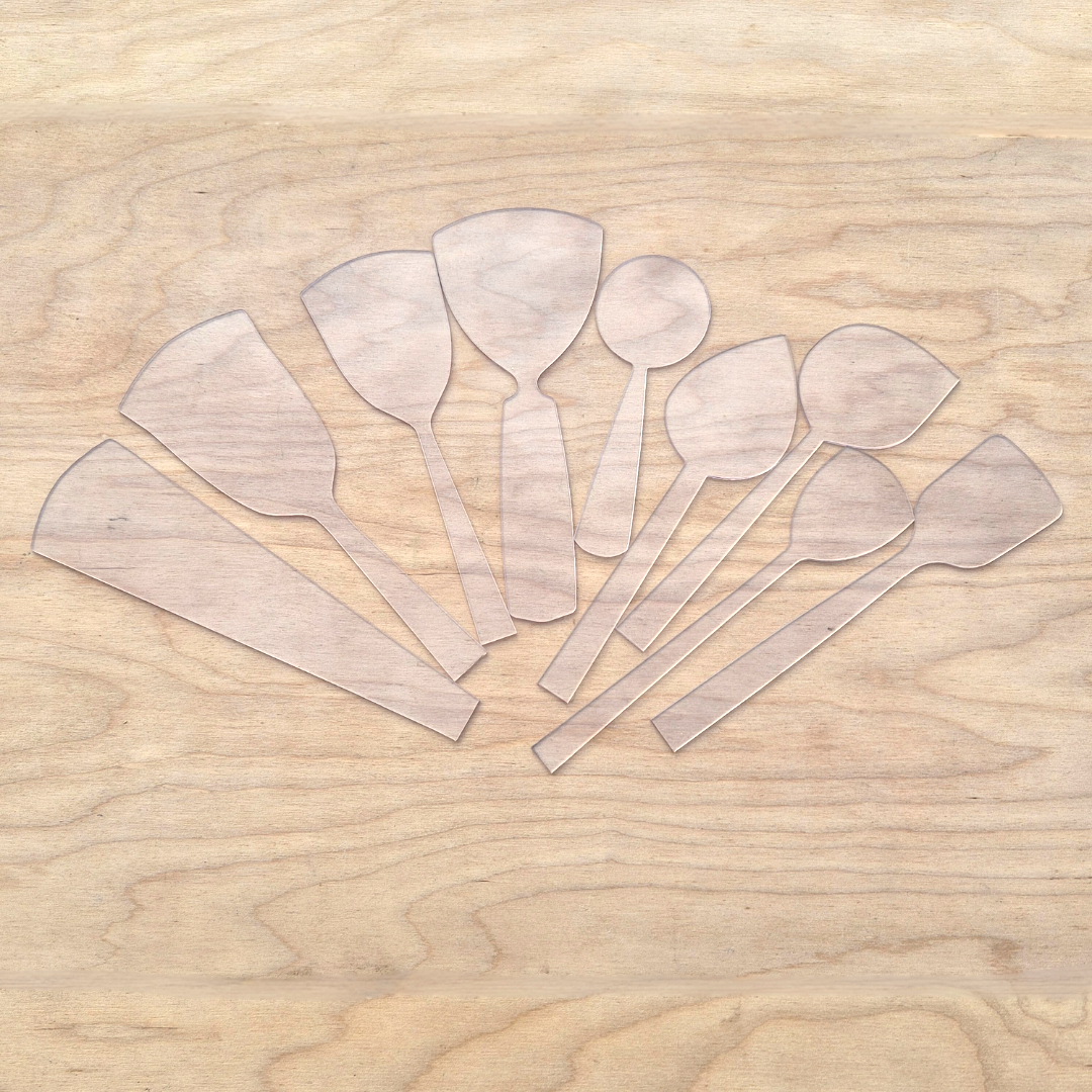 Carving Stencils Collection: 9x Pack of Cooking Spoon Templates – Alex ...