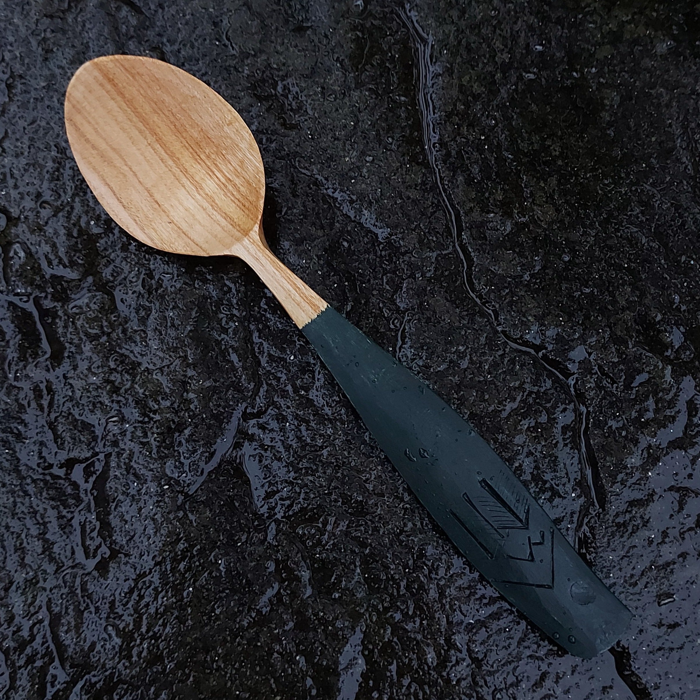 Cherry Eating Spoon ~ Forest Scene – Alex Finberg